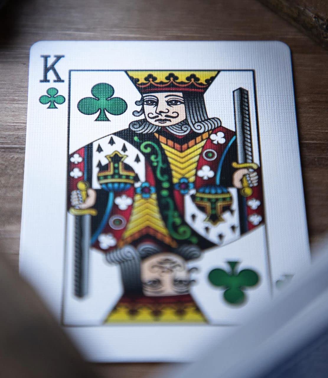Hesslers (Blue) Rider Back Playing Cards, Unique Four-Color Suites (Includes Poker Hand Reference Cards)