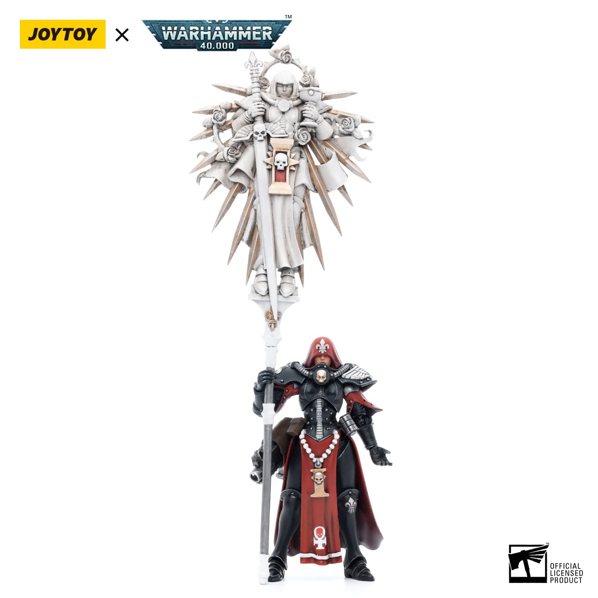 JOYTOY 1/18 Action Figures Warhammer 40k Mecha Joy toy Model Toys Adepta Sororitas Battle Sister Set of 5
