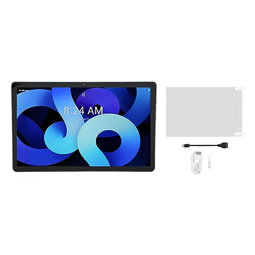 Haofy Smart Tablet, WiFi Tablet 10.36 Inch 16GB RAM 512GB ROM 8 Core Aluminum Alloy for Video for Learning (Blue)