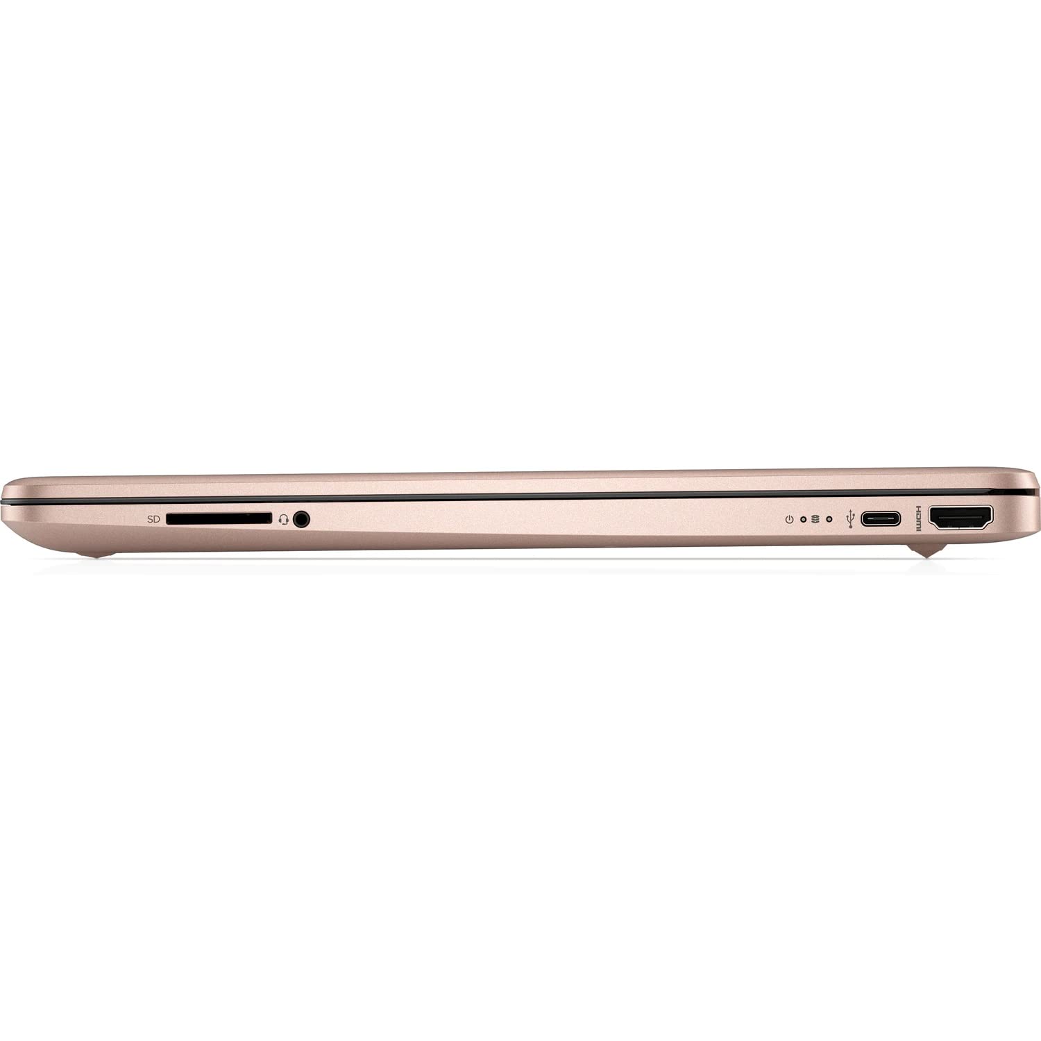 HP Laptop 15-DY0702DS 15.6-inch HD Notebook Screen, Intel Celeron N4120 UHD 600, 4GB DDR4 RAM 128GB SSD Computer PC w/ Dual-Speaker Webcam USB C HDMI Windows 11 Home S Installed, Pale Rose (Renewed)