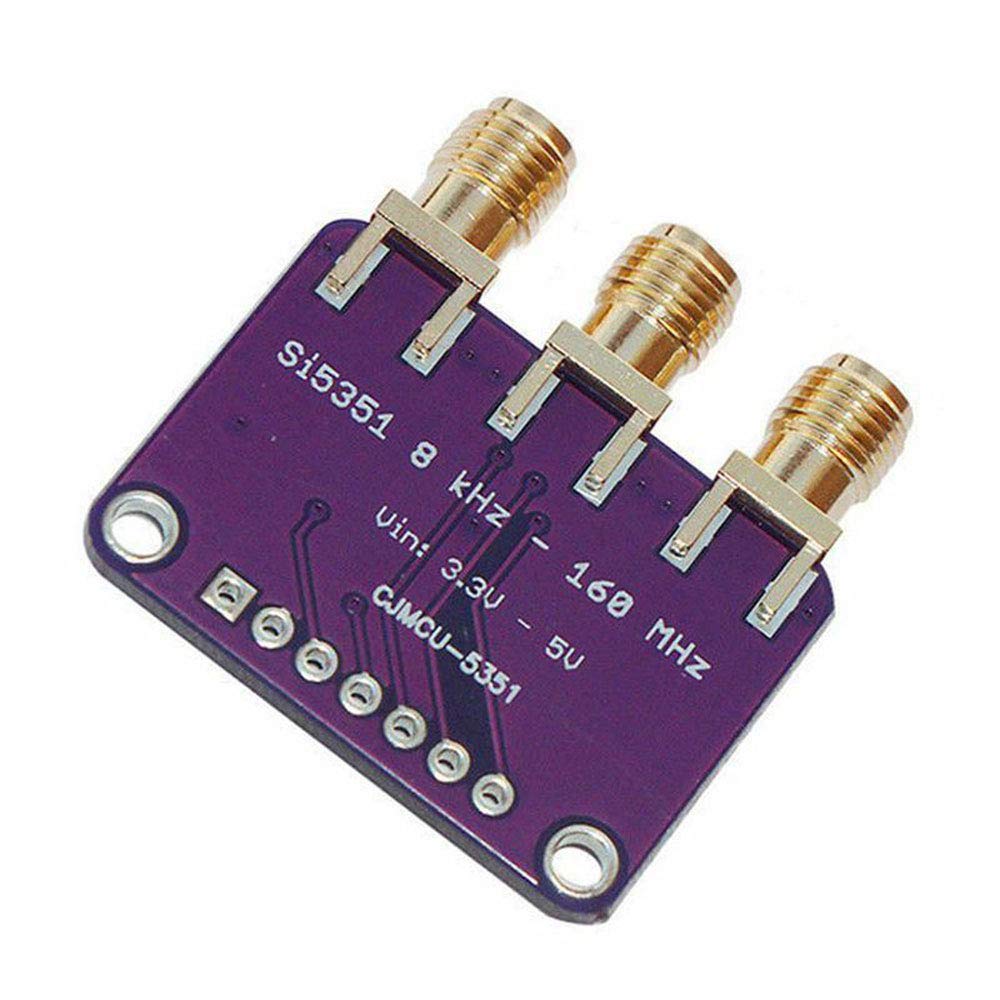 Gump's grocery Si5351A Signal Generator Clock Breakout Board 3.3/5V 25MHz 8~160MHz for Arduino