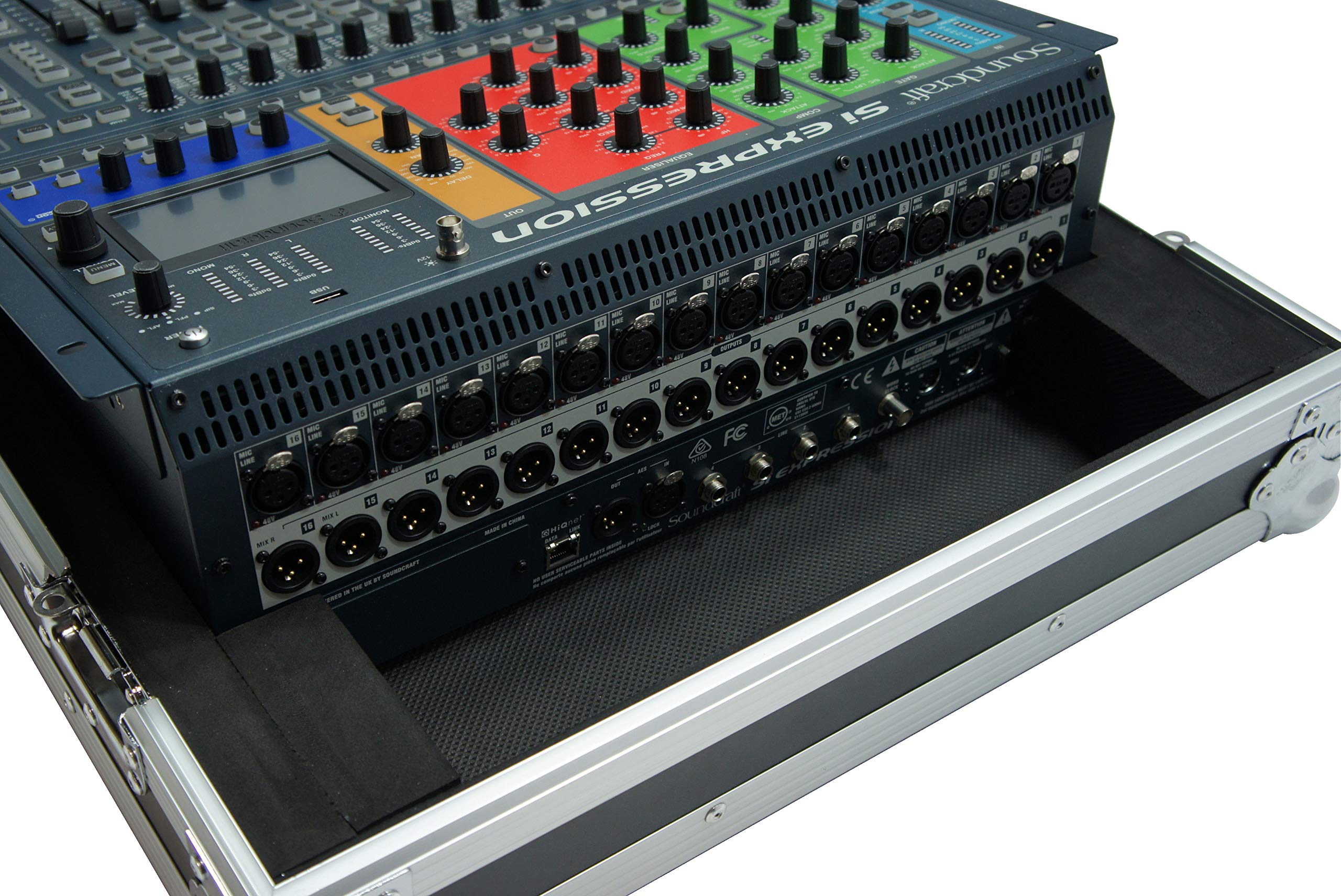 Harmony Audio HCSIEX 1 Flight Transport Road Case Compatible with Soundcraft Si Expression 1 Mixer
