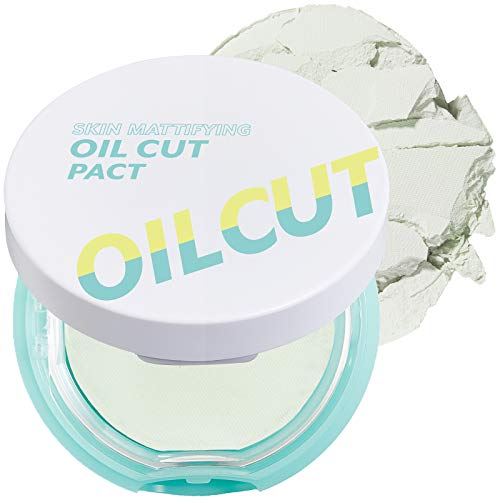 I'm Meme Compact - Tone-up Pact | Pink Blur Effect, Mattify Skin, Pressed Powder, 0.35 Oz + Compact - Oil Cut Pact Bundle
