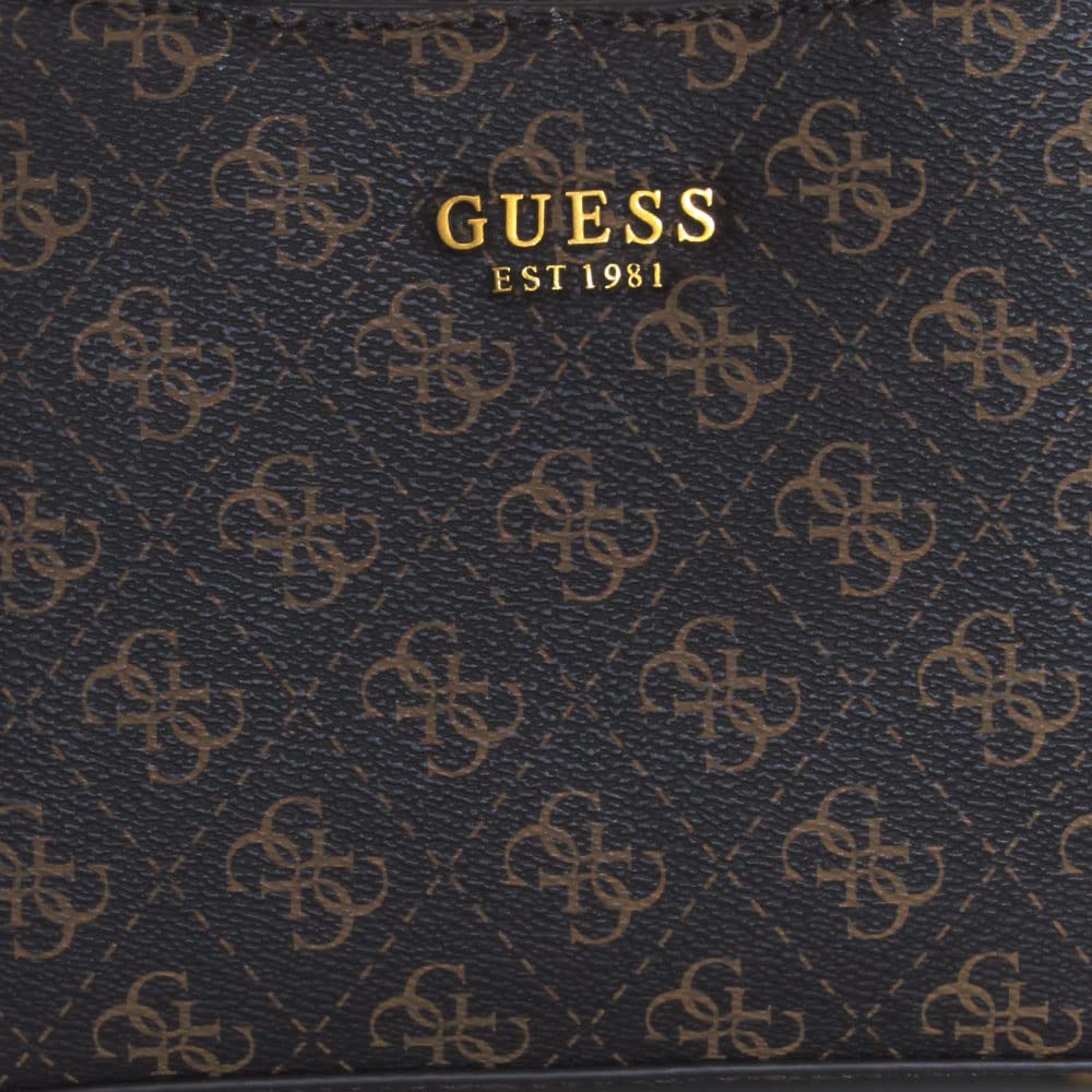 GUESS Zed Mini Girlfriend Carryall Brown Logo One Size