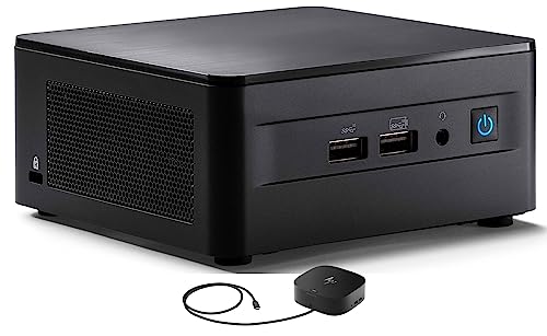 Intel NUC 12 Pro Kit School & Business Mini Desktop i7-1260P 12-Core, 32GB RAM, 256GB PCIe SSD + 1TB HDD (2.5), Iris Xe, WiFi, Bluetooth, HDMI, Win 11 Pro with G2 Universal Dock