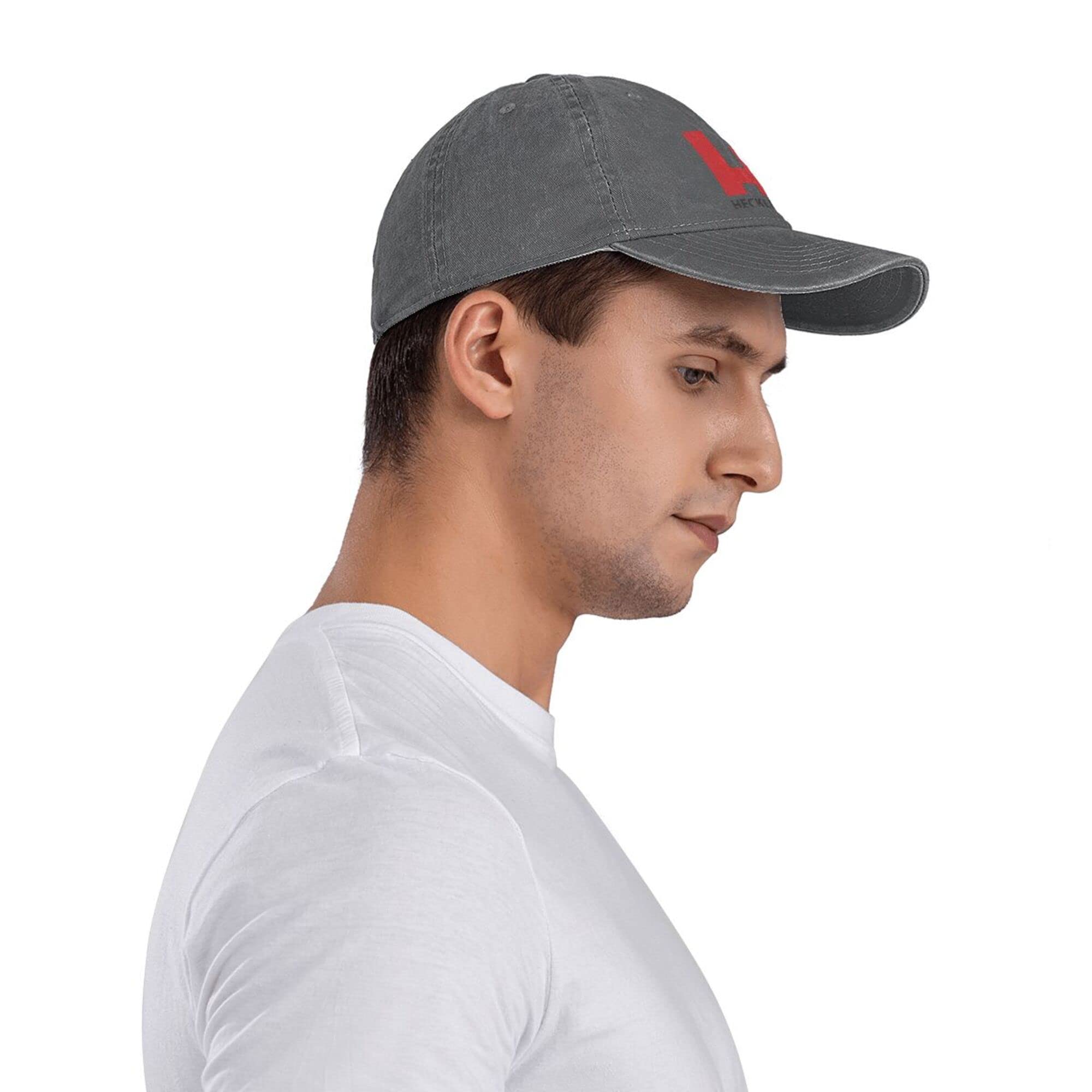 Heckler and Koch Baseball Hat Funny Sports Hats Trucker Cap Retro Adjustable Magic Buckle Dad Caps Deep Heather