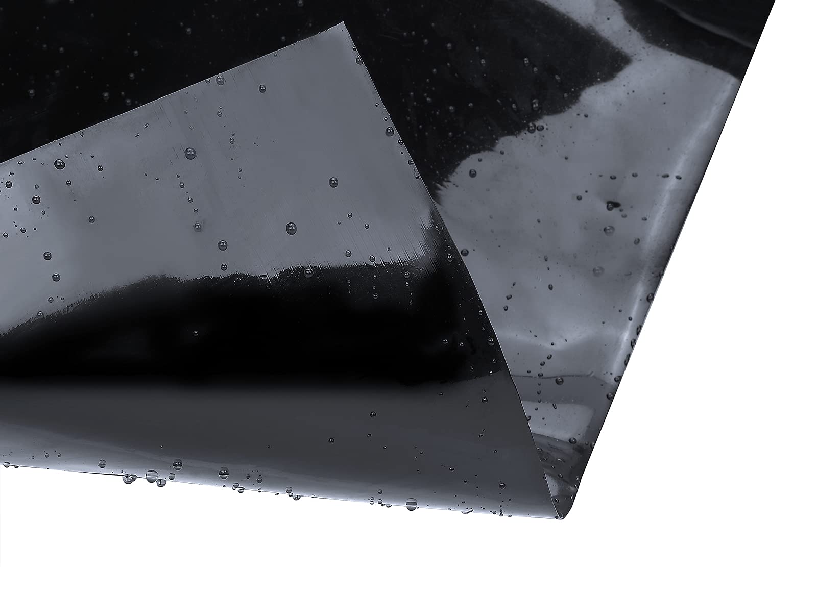 KLEWEE Pond Liner, 4 x 7ft 20 Mil Small Pond Liners, Black Heavy LDPE Duty Pond Liners for Outdoor Ponds, Waterfall, Stream, Fountains