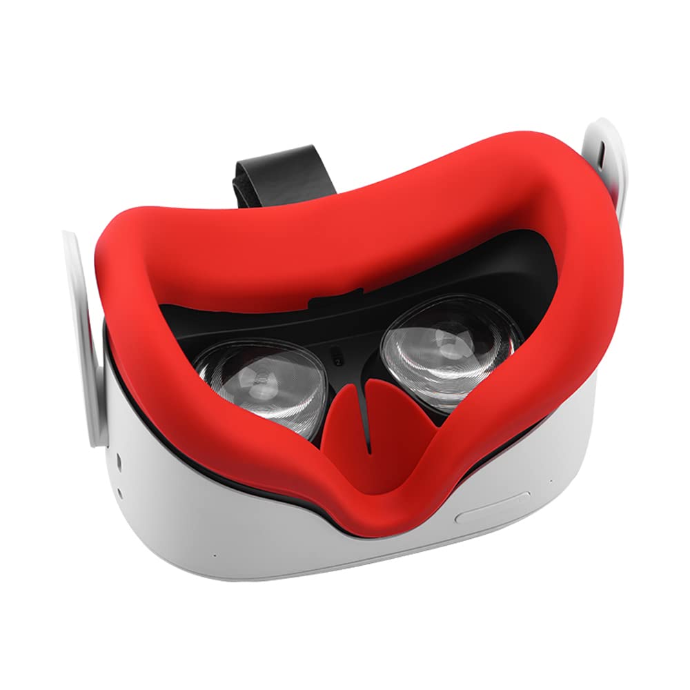 HF12GHFHI Eye Mask Cover for Oculus Quest 2 VR Glasses Non-Slip Pressure Relieving Comfortable Anti-Sweat Oculus Quest 2 Accessory (Color : Black)