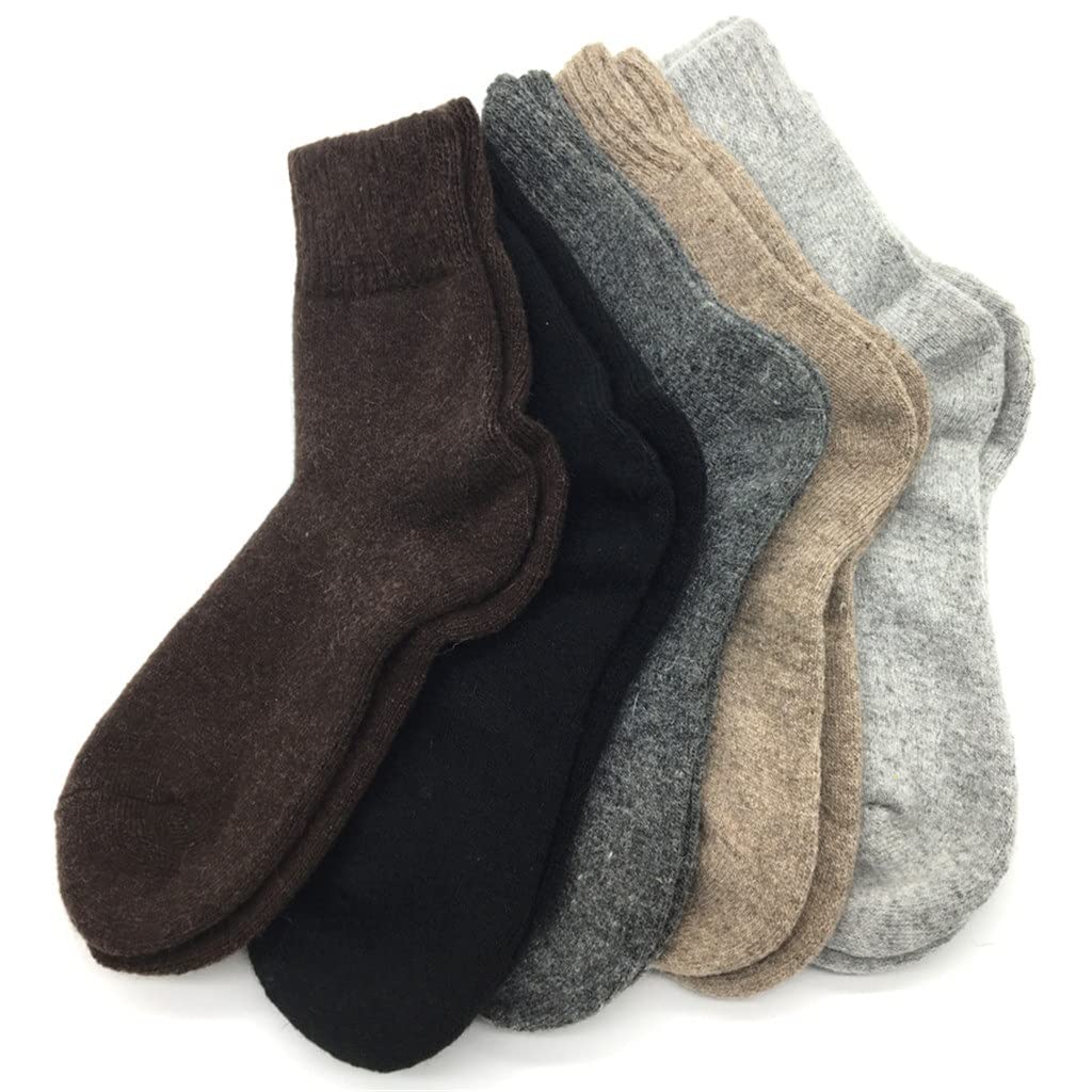 JIESEING 5 Pairs/Lot Thick Socks Men Winter Warm Cashmere Breathable Socks Male Meias