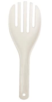 Jumbo Large Plastic Rice Paddle Spatula Scoop Fork-Like, 10.63" (27 cm) Long, 1 pcs per case