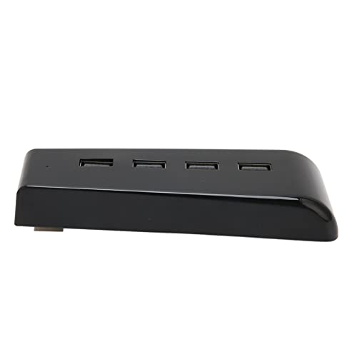 Jopwkuin USB 2.0 Extender, Black Plug and Play Easy USB Hub High Speed for Game Console for PC