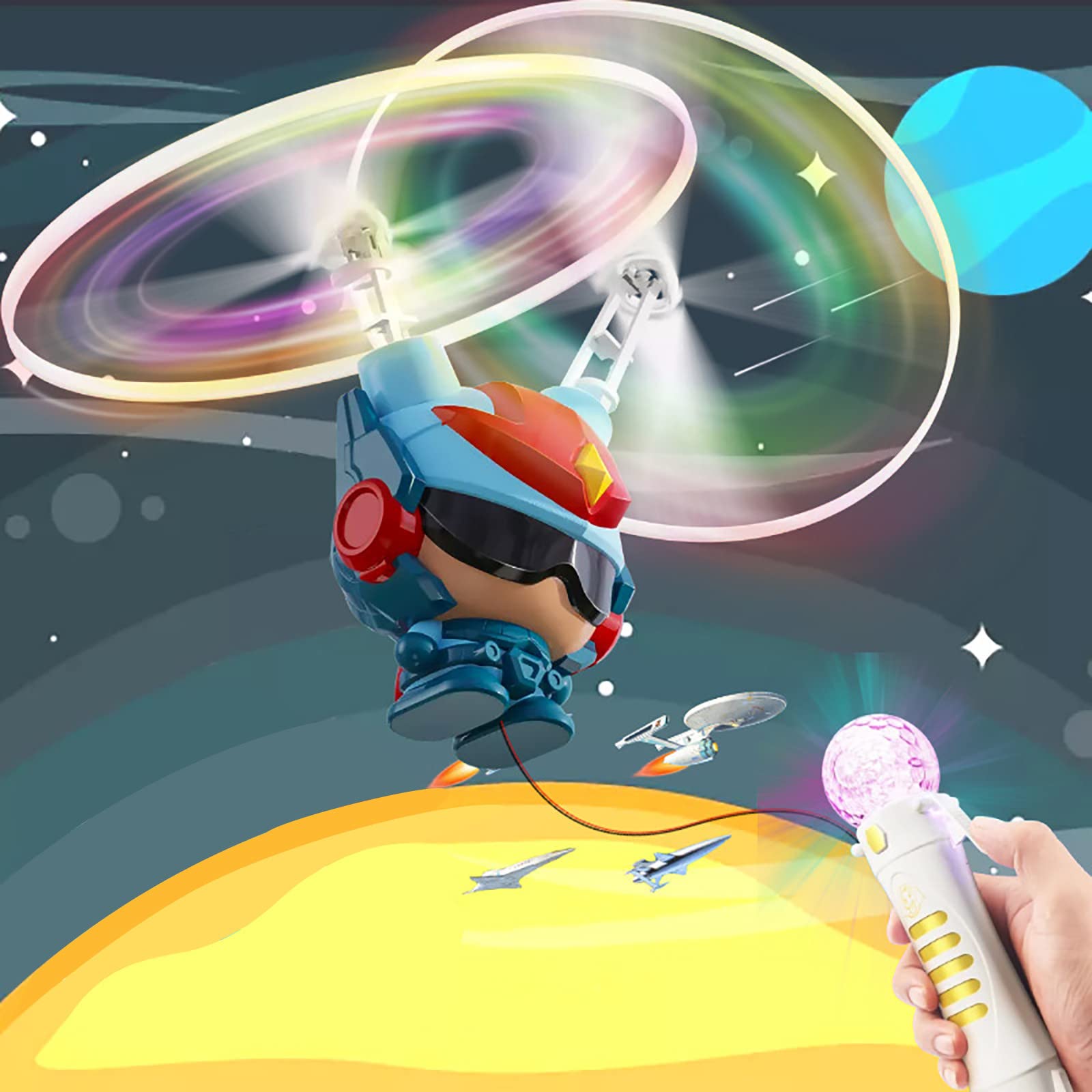 Luminous Floating Saint Induction Helicopter is Suitable for Birthday Gifts to Friends and Classmates Cool Science Gadgets