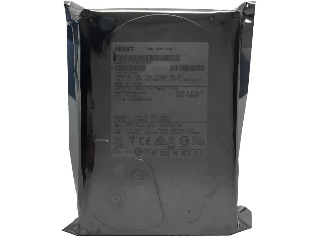 HGST Ultrastar A7K2000 HUA722010CLA330 (0A39289) 1TB 32MB Cache 7200RPM SATA 3.0GB/s Internal Desktop Hard Drive - 1 Year Warranty
