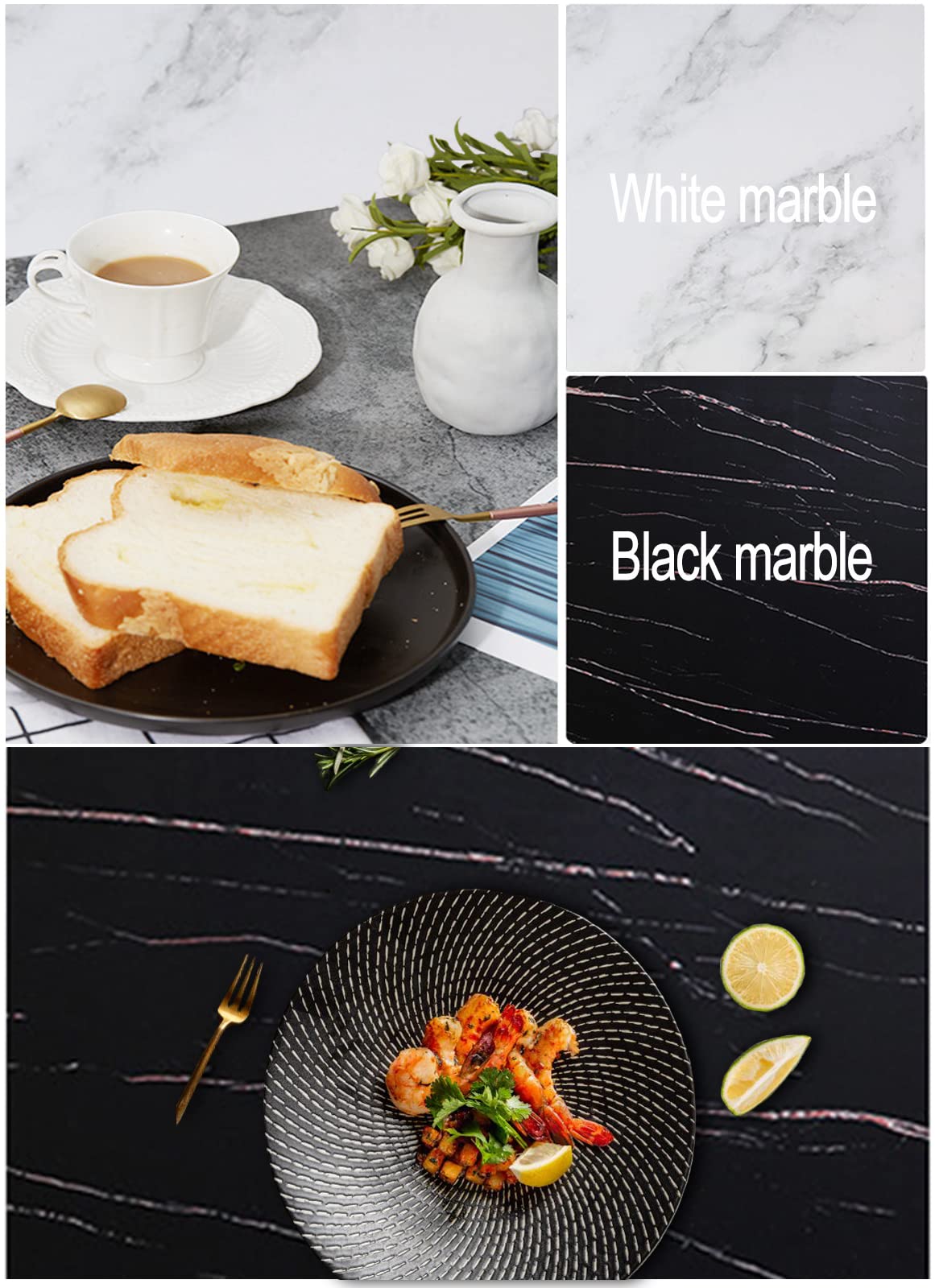 iProtech 5PCS 10Patterns Double Sided Photography Background Boards with 4 brakets, Waterproof Reusable 16x16in Cement/Marble/Wood/Brick Texture Photo Backdrop Props for Food Jewelry Cosmetics