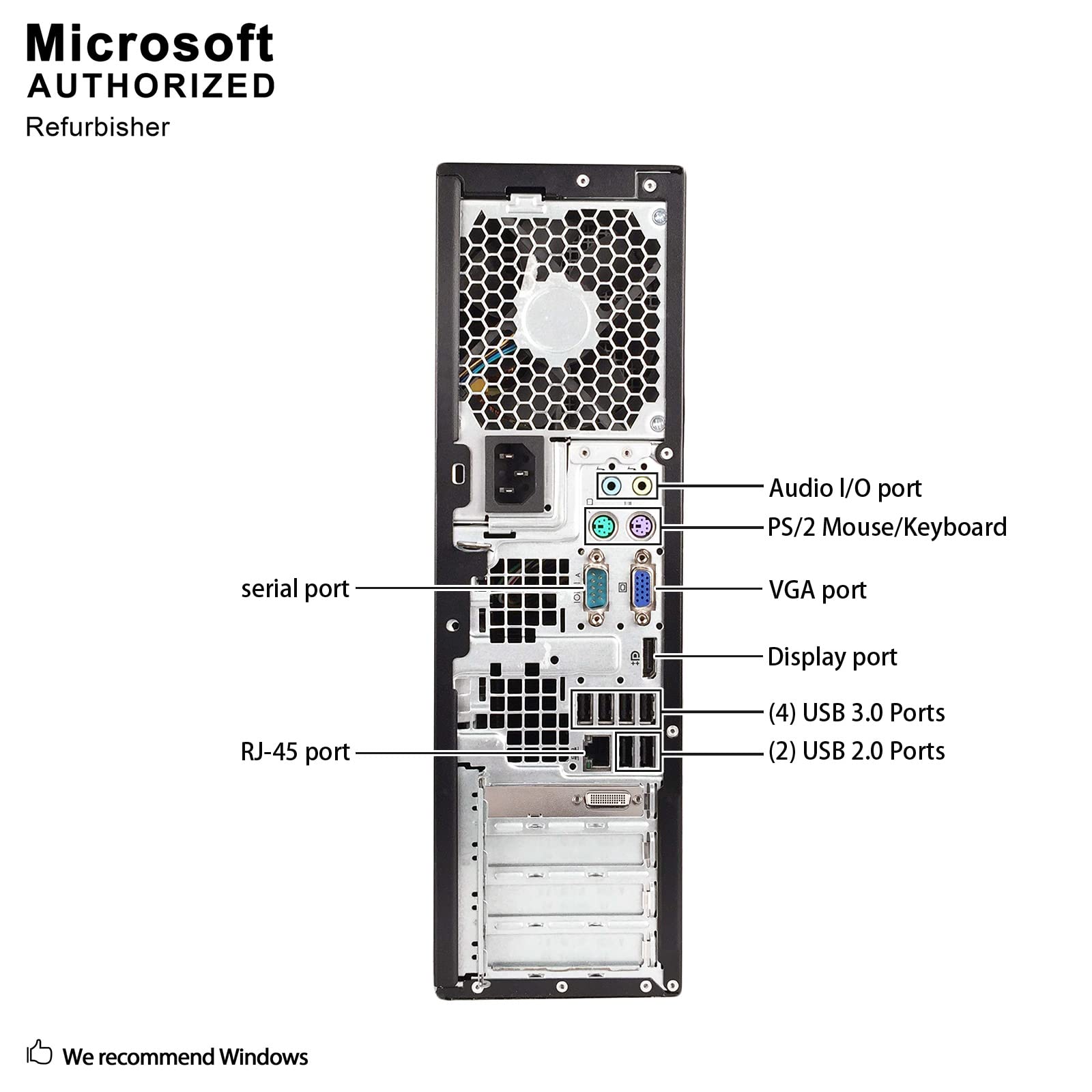HP Z220 Desktop Computer - Intel Core i7 3.8GHz, 32GB DDR3, New 1TB SSD, Windows 10 Pro 64-Bit, WiFi, DVDRW, USB 3.0 (Renewed)