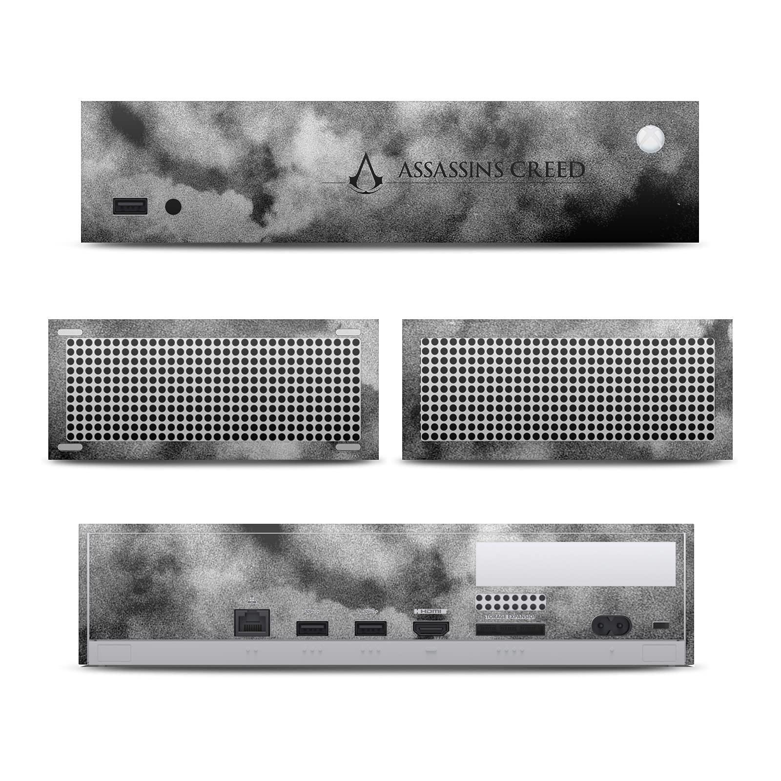 Head Case Designs Officially Licensed Assassin's Creed Half Legacy Typography Vinyl Sticker Gaming Skin Case Cover Compatible with Xbox Series S Console