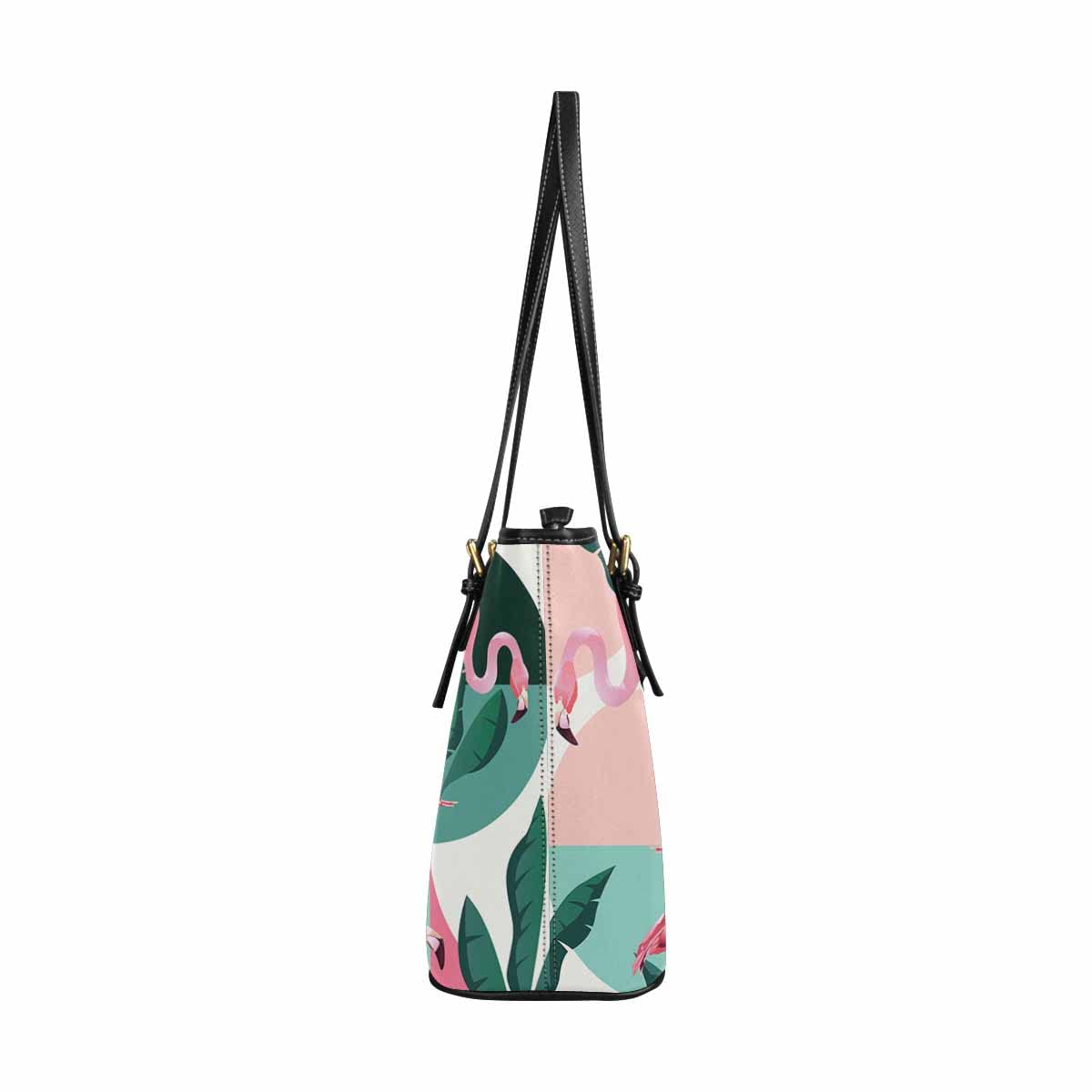 InterestPrint Jungle Flamingo Womens Handbag Ladies Purses Shoulder Bags Tote