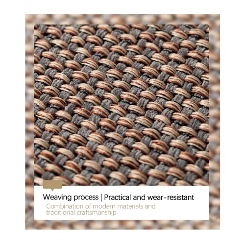 Hiroshi Kitchen Rugs and Mats Non Skid Natural Rubber Twill Washable Waterproof Comfort Standing Mat Runner for Kitchen, Floor, Office, Sink, Laundry(Beige, 17.7*29.5+17.7*47.2)