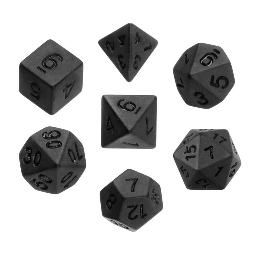 jojofuny 1 Set Dice Educational Plaything Couples Toy for Couples Mini Toy Electricity Kit Table Games Black Suits Table Runner Black Bulk Toys Desktop D20 Acrylic Checkerboard