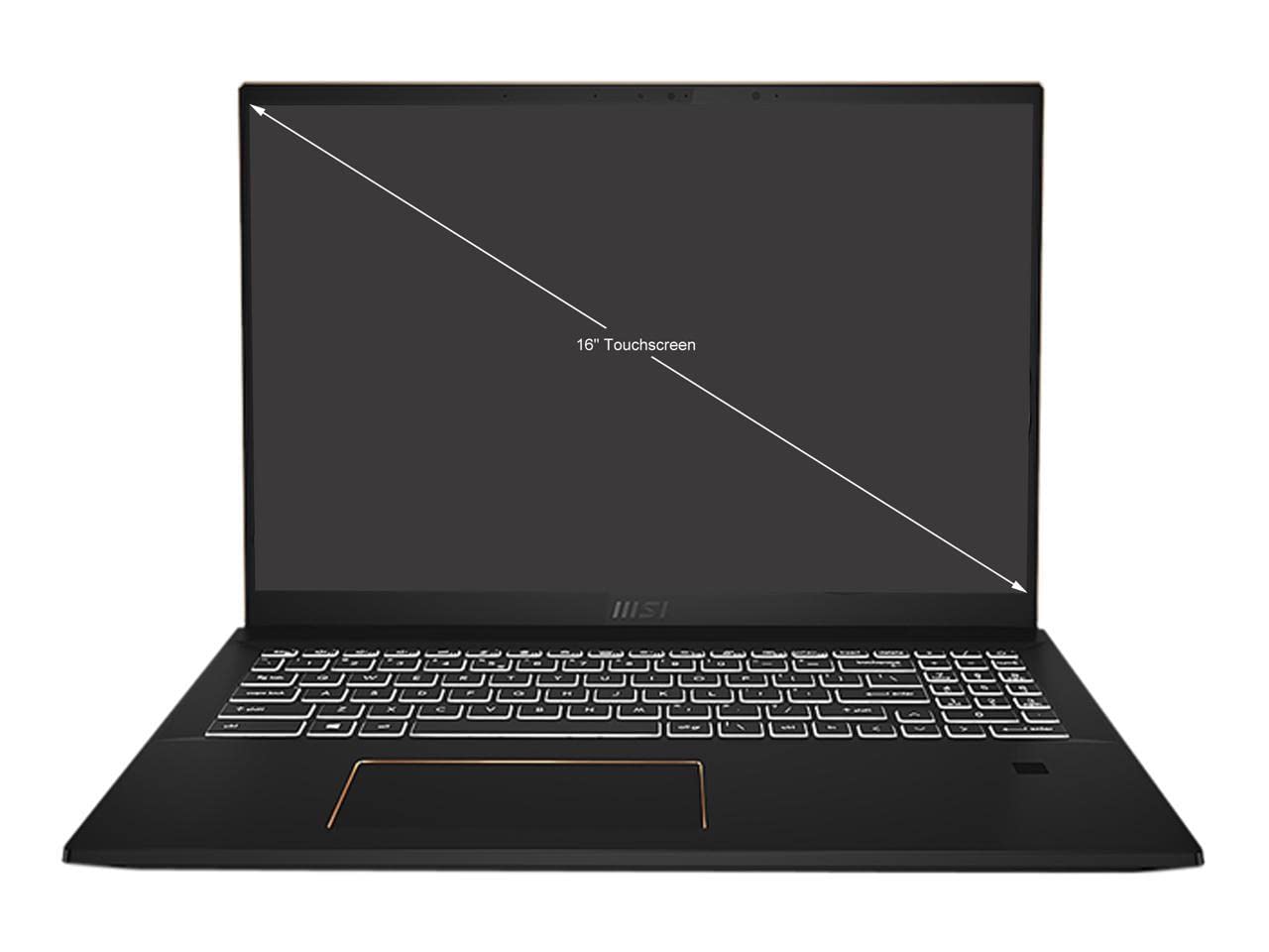 MSI Summit E16 Flip 16” QHD+ 120Hz Touchscreen 2-in-1 Business Laptop (Intel i7-1195G7, 16GB RAM, 1TB SSD, RTX 3050) Long-Battery Life, Backlit, Killer WiFi 6E, Thunderbolt 4, Fingerprint, Win 11 Pro