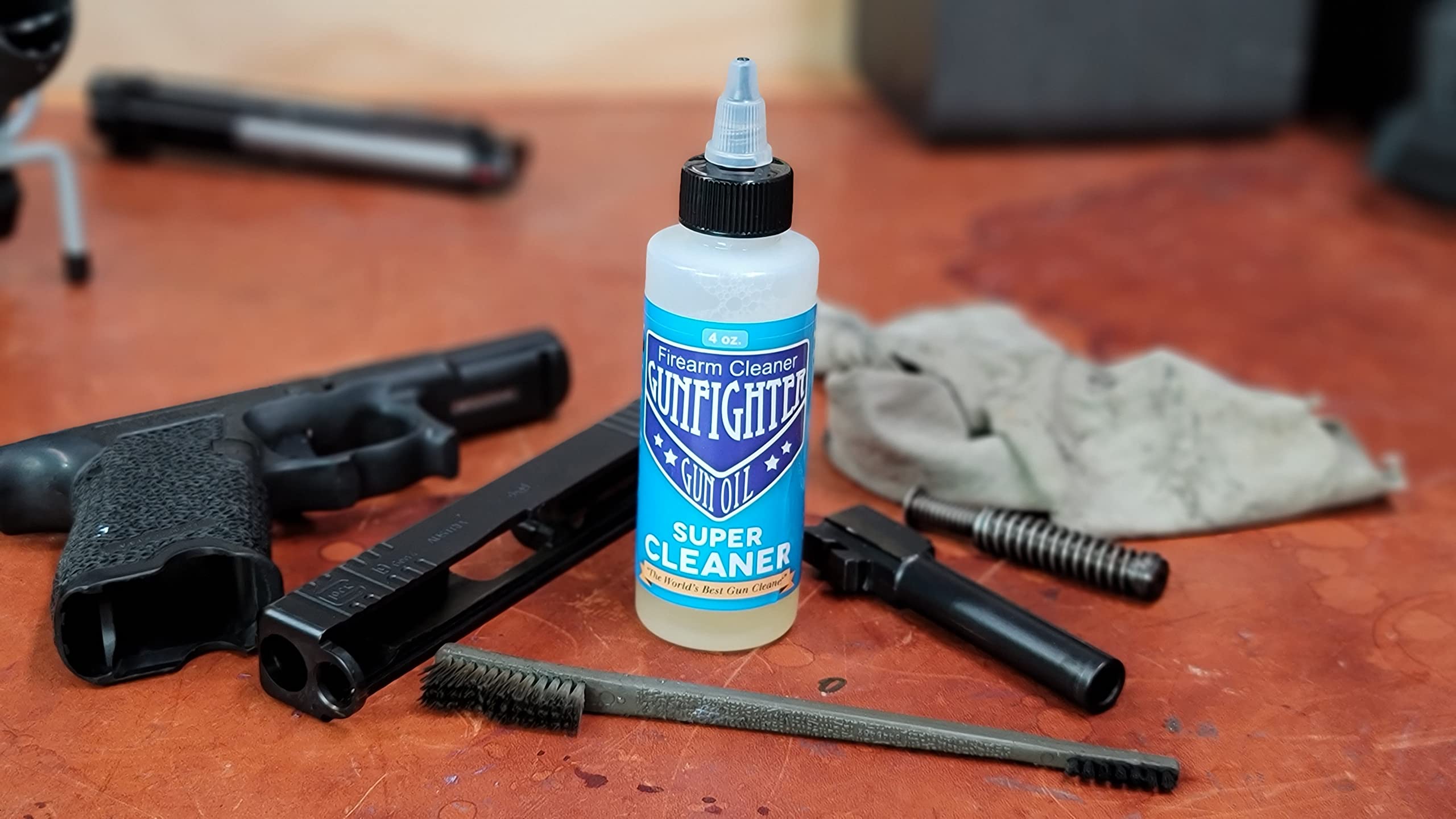 Gunfighter Gun Oil All American Combo (4oz Lube, 4oz Cleaner, 1oz Syringe of Grease)