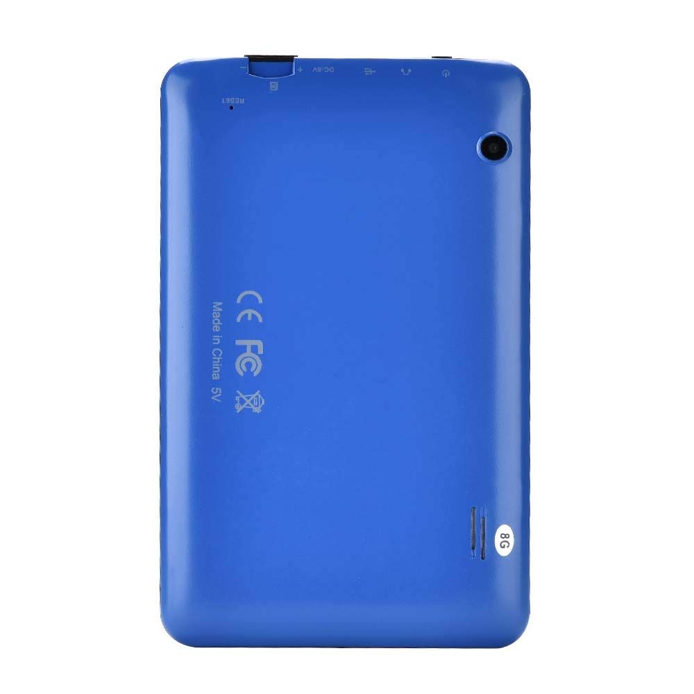 Haehne 7 inch Tablet, Android 6.0, Quad Core Processor, 1G RAM 16GB Storage,7" HD Display, Dual Camera, FM, WiFi Only, Bluetooth, Blue