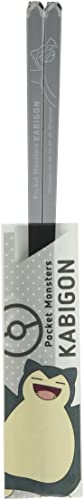 Kaneshotouki 490513 Pokémon Snorlax New Clear Chopsticks 9.1 inches (23 cm), Black