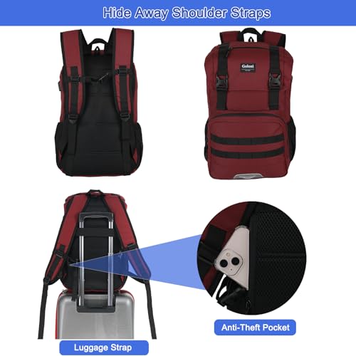 Goloni Travel Laptop Backpack With Charging Port Durable Great for Travel or Daily Use
