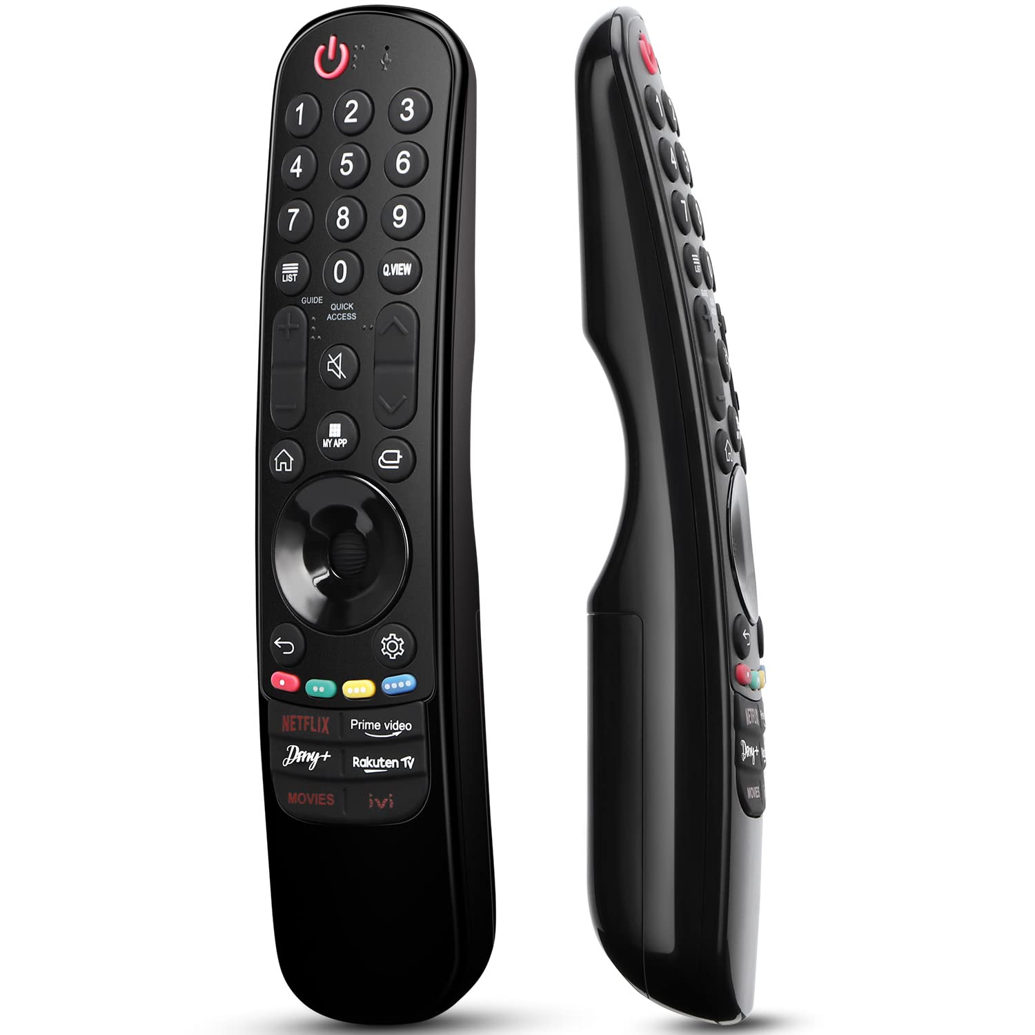 Gvirtue Universal Remote Control for LG Smart TV Magic Remote, Replacement for All LG LED OLED LCD Smart TVs, with Buttons for Netflix, Prime Video, Disney Plus, Rakuten TV