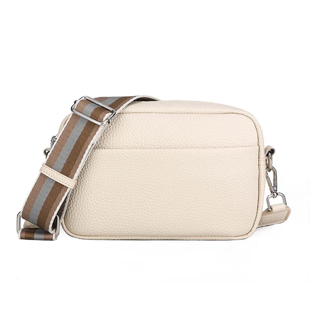 MABROUC Shoulder Handbag Purses for Women, Vegan Leather Crossbody Bag for Ladies and Girls with Adjustable Strap(beige2)