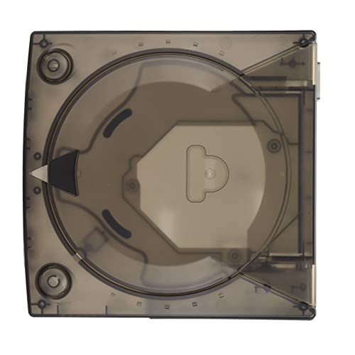 Kafuty-1 Professional Game Console Housing Shell,Grey Translucent Protective Shell,Full Protection Replacement Housing Shell for SEGA Dreamcast DC