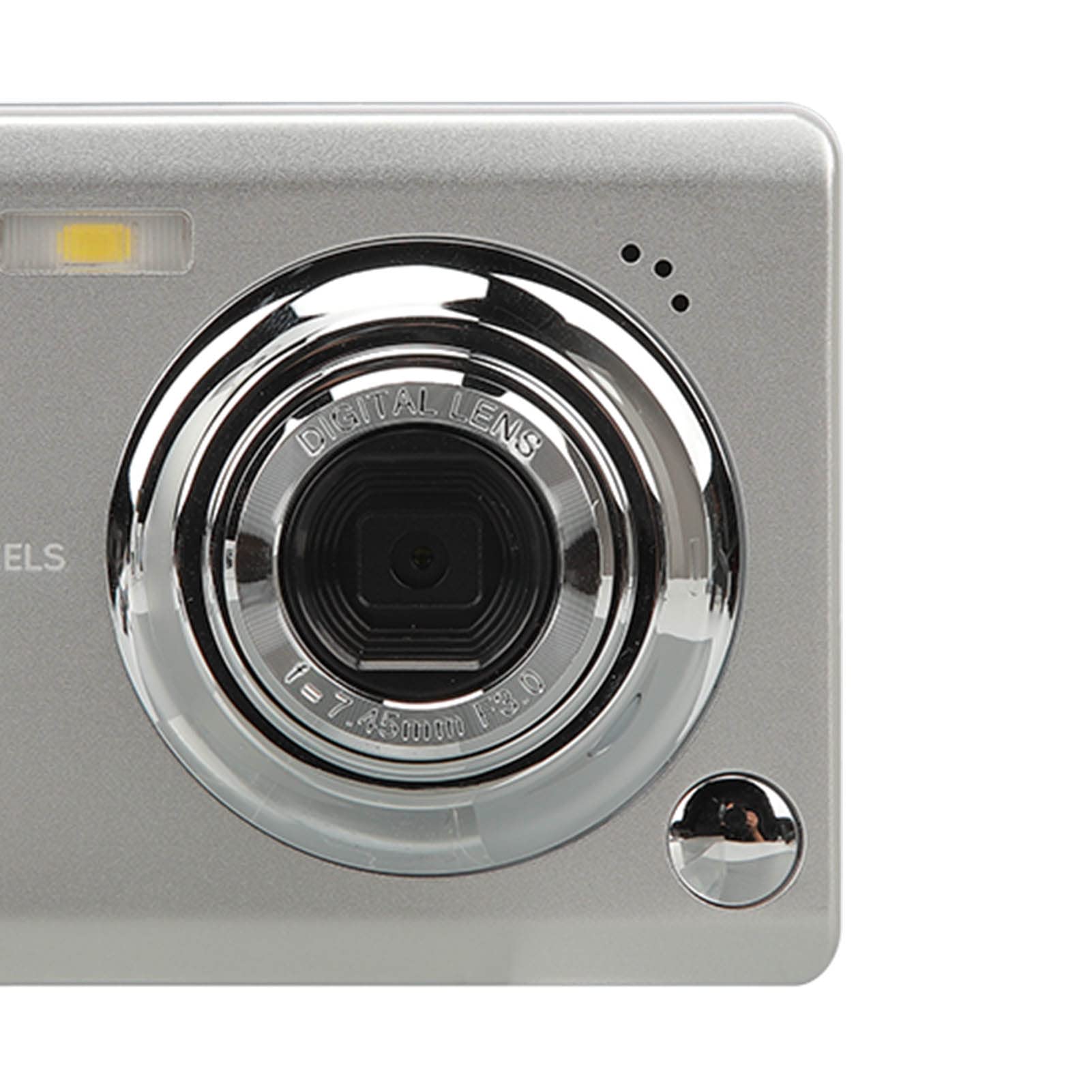 HD 4K Digital Camera for YouTube, 48MP 16X Zoom Vlogging Camera Anti Shaking Small Compact Camera with Wide Angle Lens & Fill Light & Flip Screen for Photography and Video (White)
