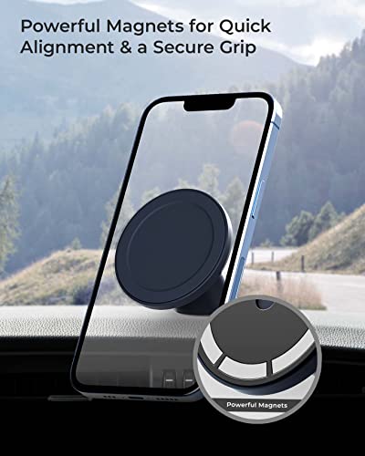 iOttie Velox Magnetic Flush Cell Phone Car Mount. Compatible with MagSafe iPhones Including iPhone 12, iPhone 13, iPhone 14, and iPhone 15 Series devices.