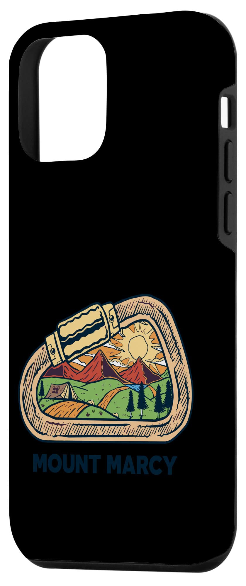 iPhone 12 mini Mount Marcy mountaineer climbing hiking expedition Camping Case
