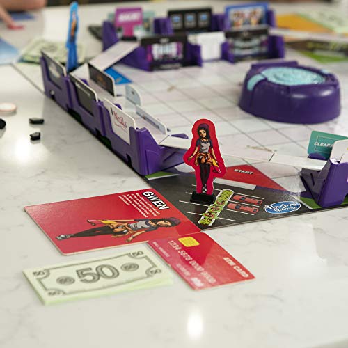 Hasbro Gaming Mall Madness, Talking Electronic Shopping Spree Board Game for Kids Ages 9 and Up, for 2 to 4 Players