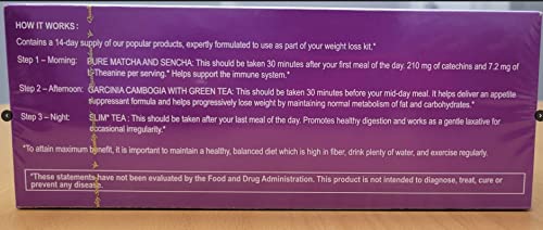 Hyleys 14 Day Weight Loss Tea - 42 Tea Bags (1 Pack), Detox Tea for Cleanse (100% Natural, Sugar Free, Gluten Free and Non-GMO)