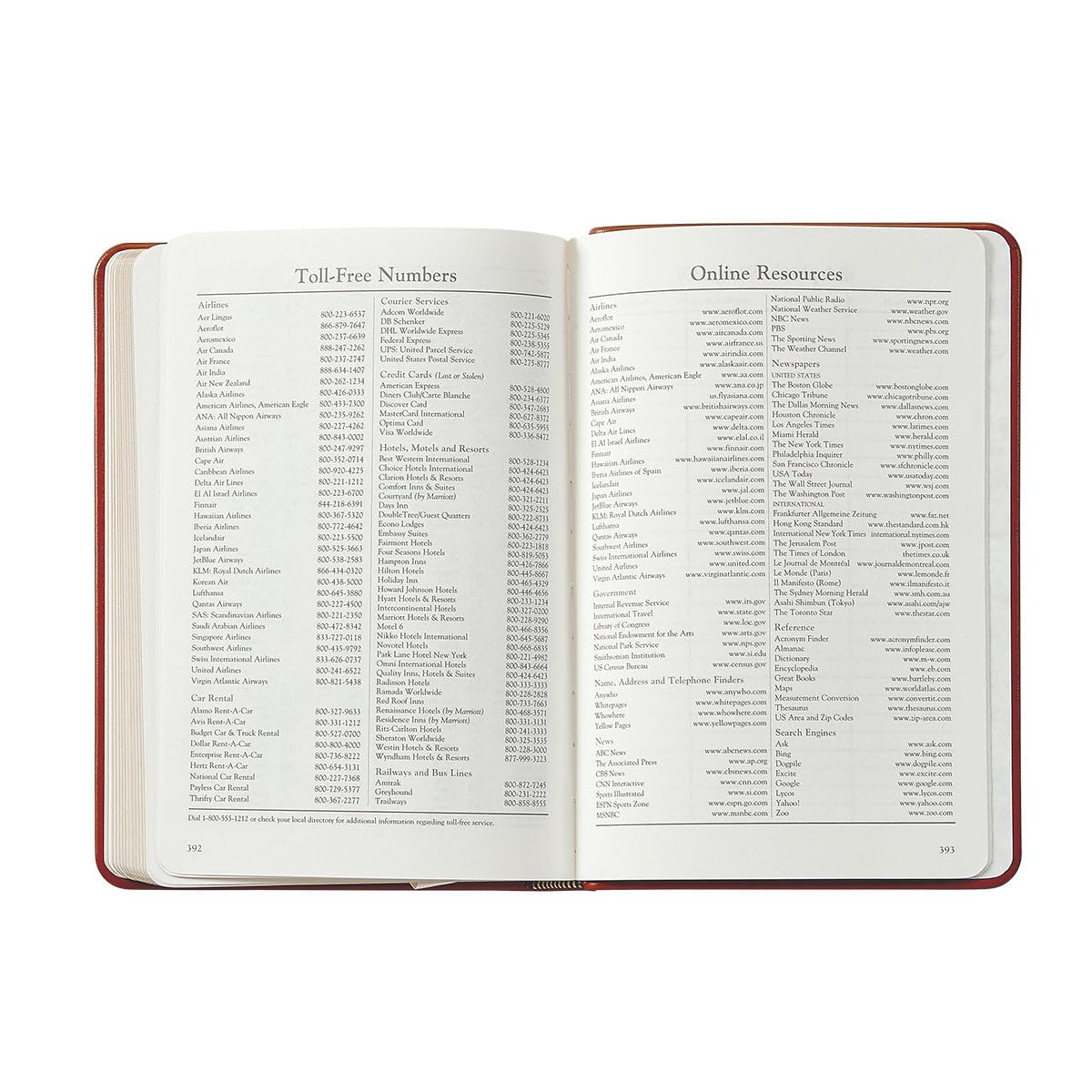 Graphic Image 2024 Daily Journal, Day-at-a-view appointment and Calendar pages, Genuine Leather (5½" W x 8" H - Made in the USA)