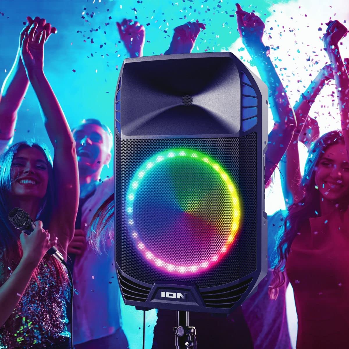 ION Audio Total PA Extreme High-Power Bluetooth Speaker System with Sonic Wide Premium Audio and Acoustic Optimization (Renewed)