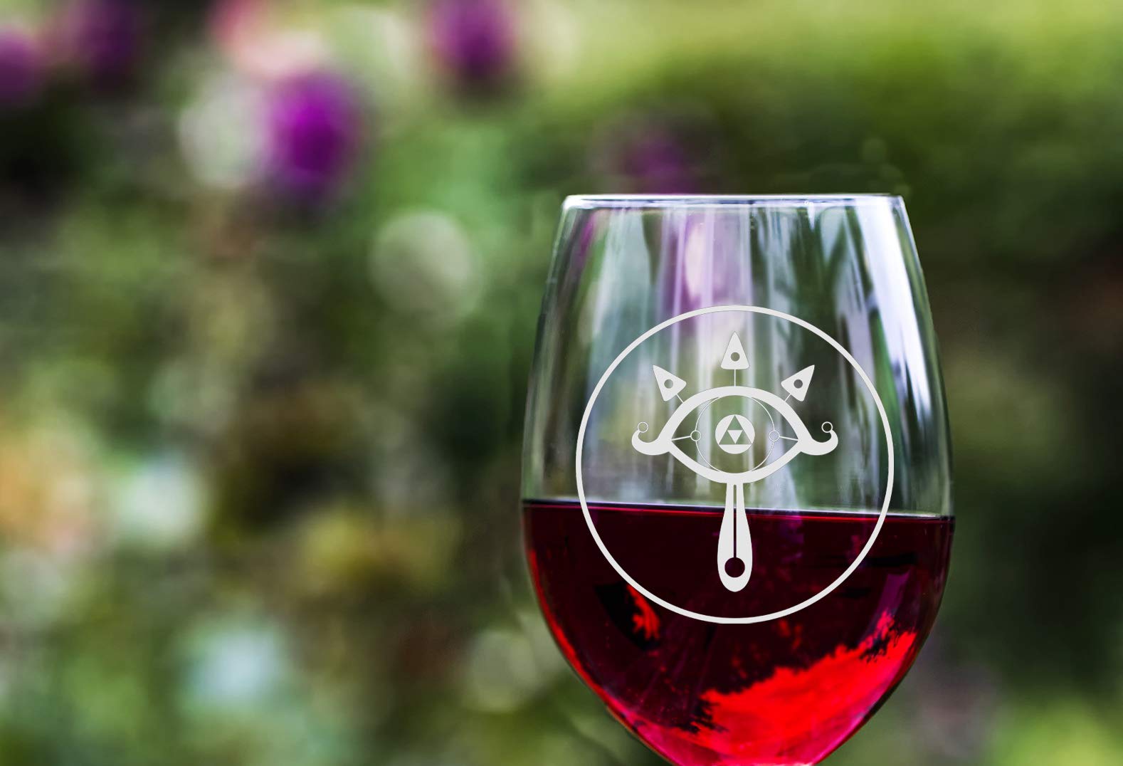 Hat Shark Truthful Eye Legendary Royal Ninja Tribe Video Game Parody - Laser Engraved Stemless Wine Glasses
