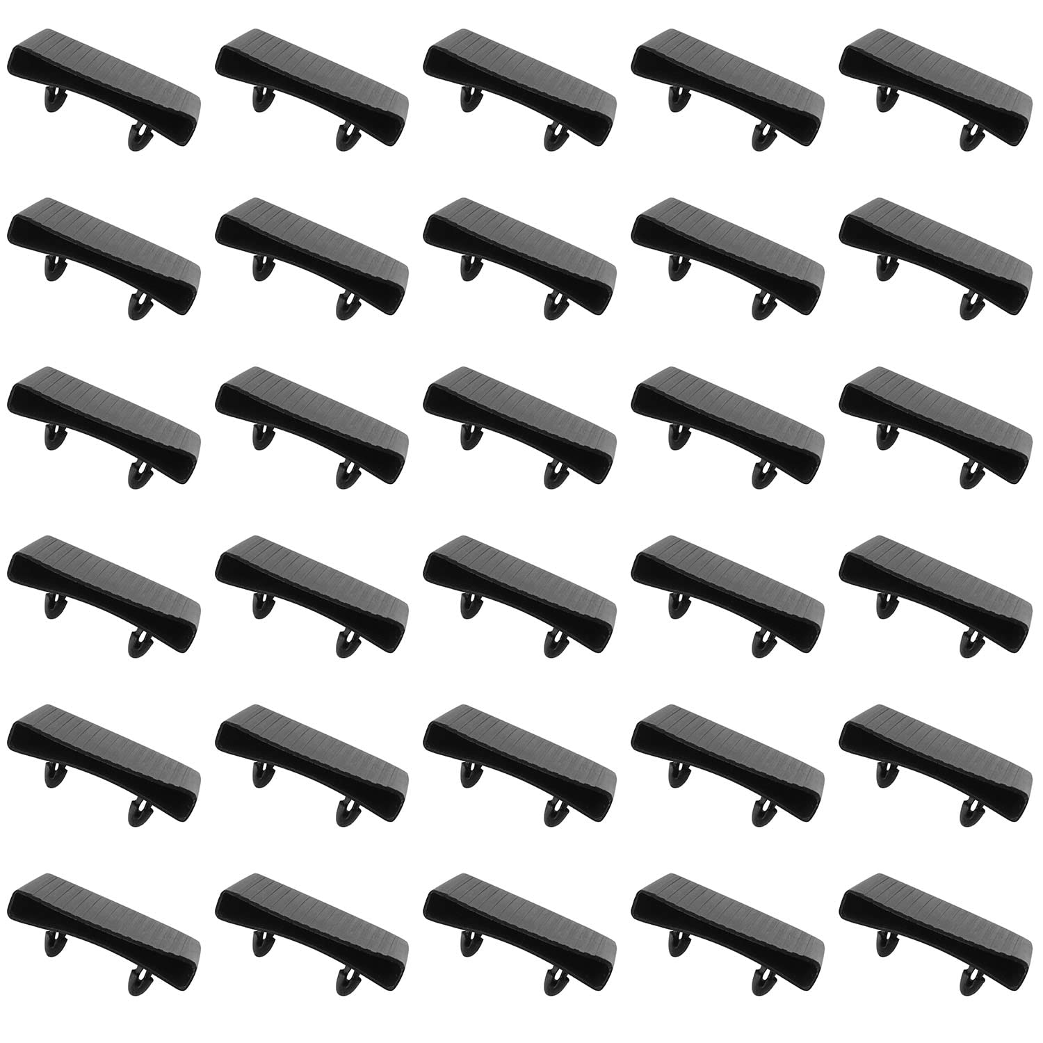 JCBIZ 30pcs 65x9mm Plastic Bed Slat End Caps Holders Plastic Connector Furniture Accessories for Holding Securing Wooden Slats Bed Base