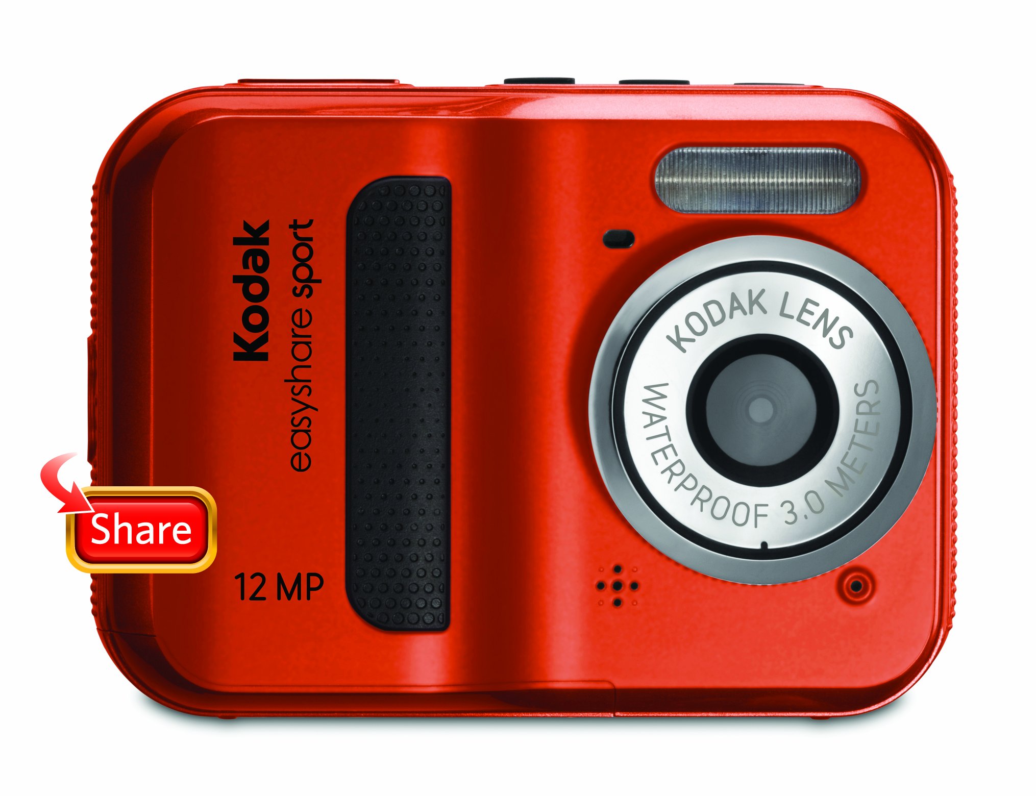 Kodak EasyShare Sport C123 12 MP Waterproof Digital Camera (Red)