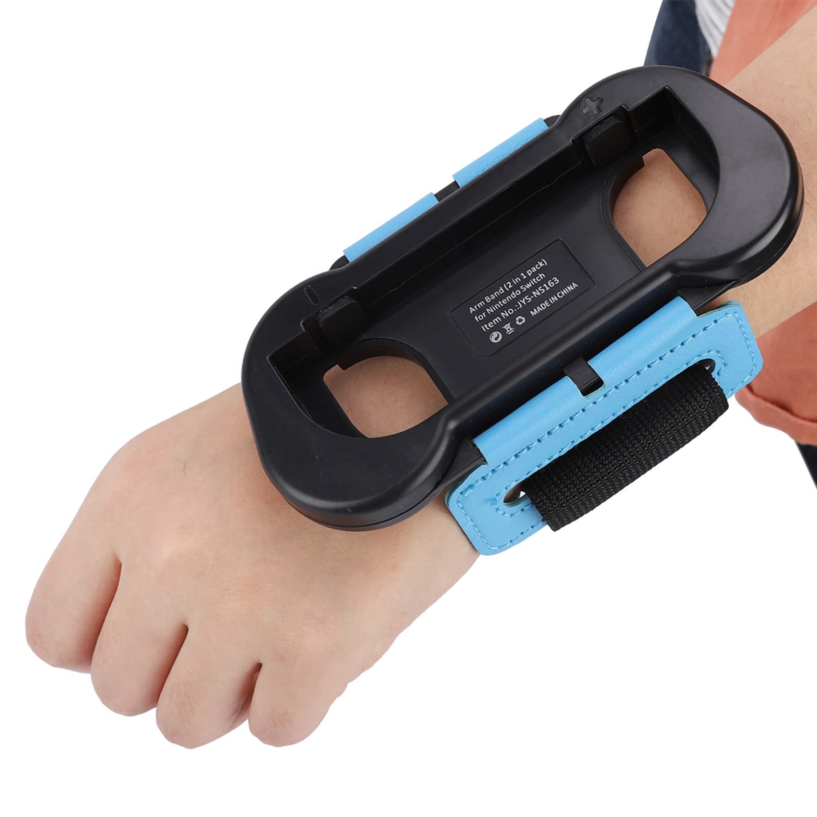 KOSDFOGE ABS 2Pcs Adjustable Wristband Elastic Strap Arm Band for Dance Game Switch