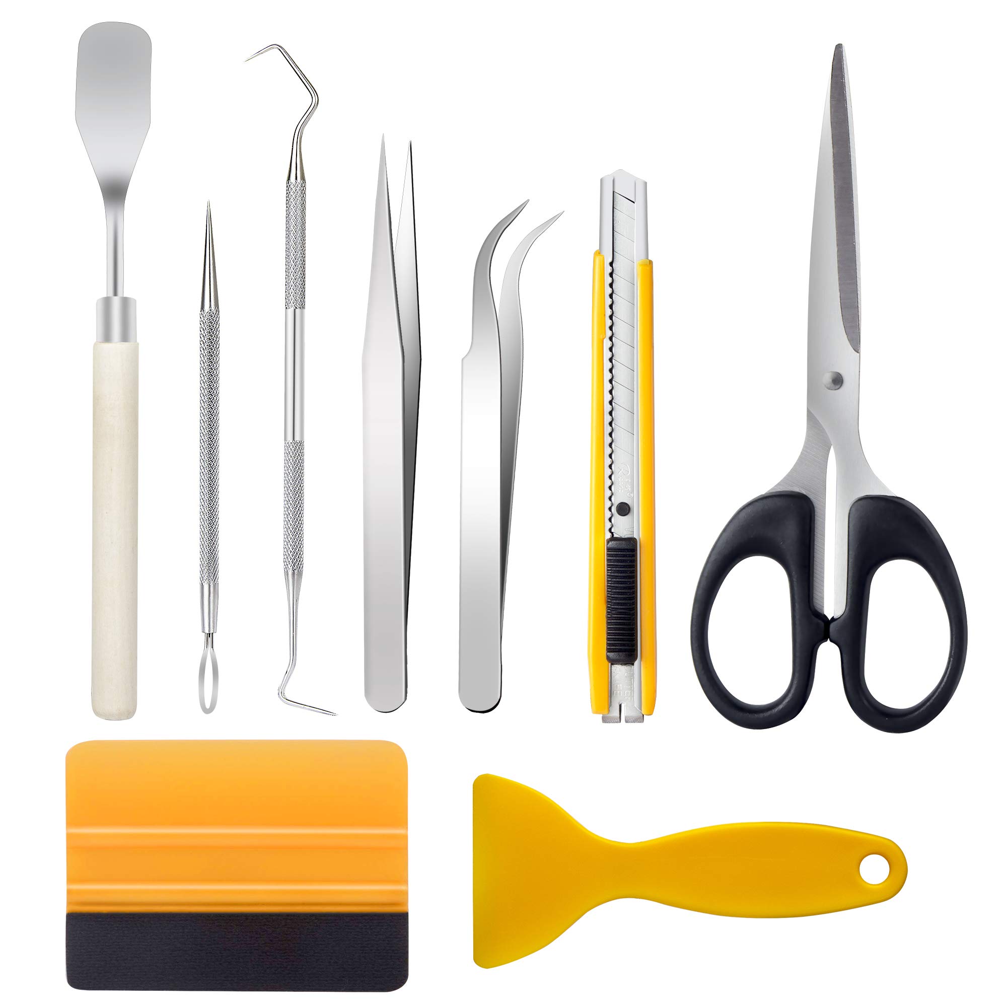 HIRALIY Vinyl Weeding Tool Kit with Weeding Tools Stand Organizer,Craft Vinyl Tool Accessories for Cricut Maker/Explore Air 2/Silhouette/Cameos/Lettering/Oracal 631 651 751