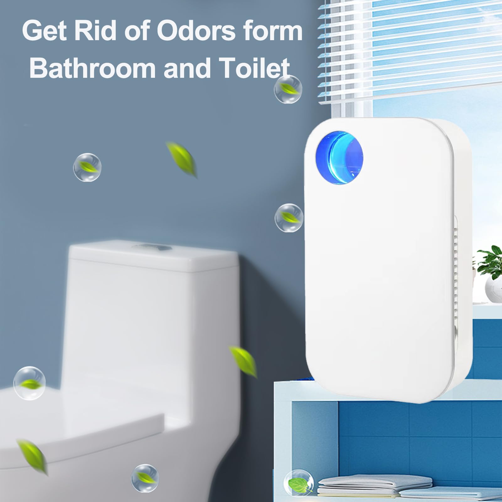 KLVEU Air Ionizer Purifier for Home Plug in,Odor Eliminator Machine for Home Portable and Quiet Ionizer Odor Eliminator for Bedroom Toilet Office Kitchen and Pets (2pcs), small, white2, CYJ-4-2