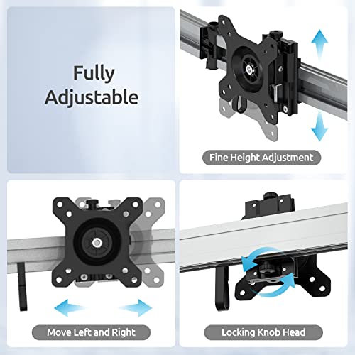 JYLH JOYSEEKER Electric Adjustable Height Desk and Triple Monitor Mount