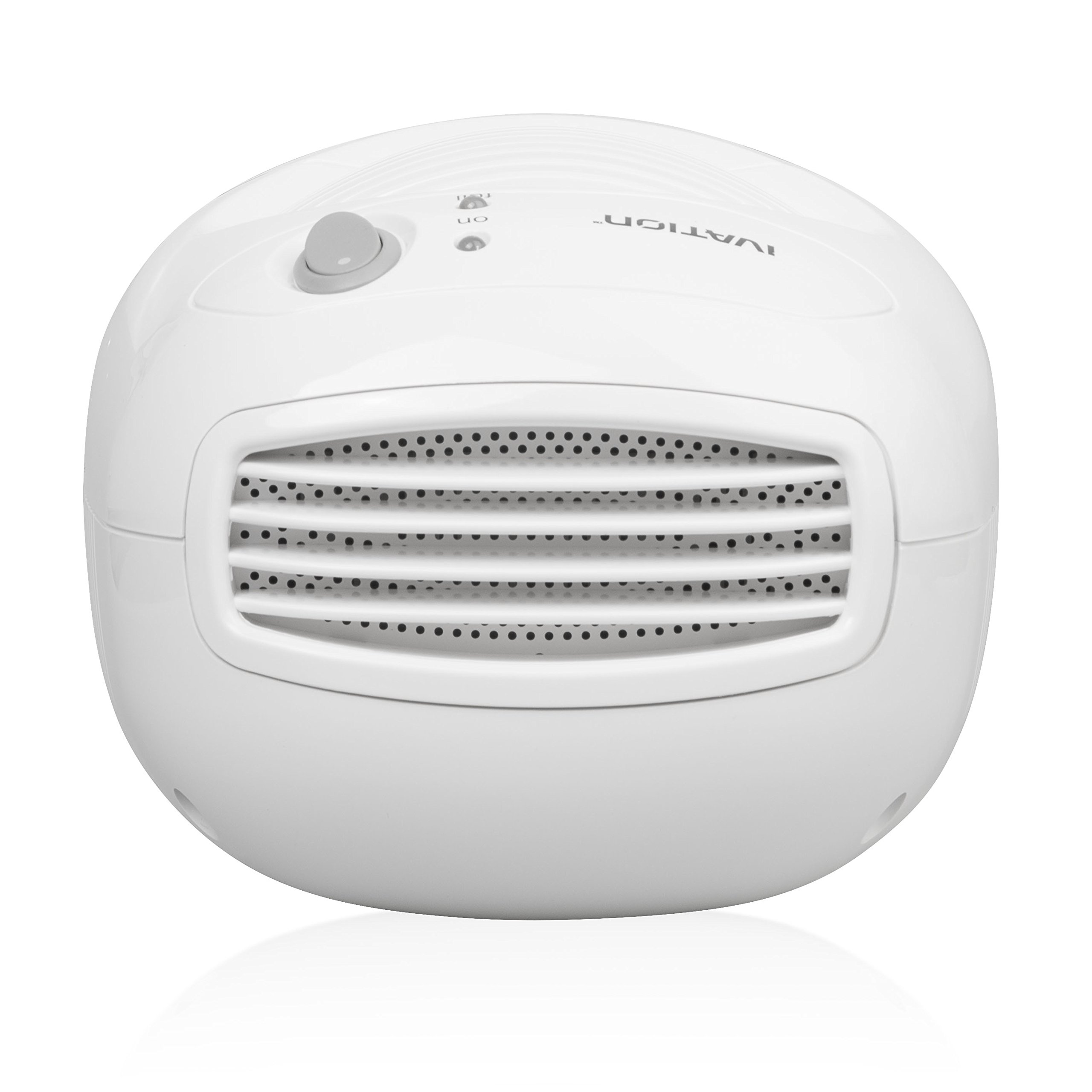 Ivation IVADM10 Powerful Small-Size Thermo-Electric Dehumidifier - for Smaller Room, Cupboard, Basement, Attic, Stored Boat, RV, Antique Car,White