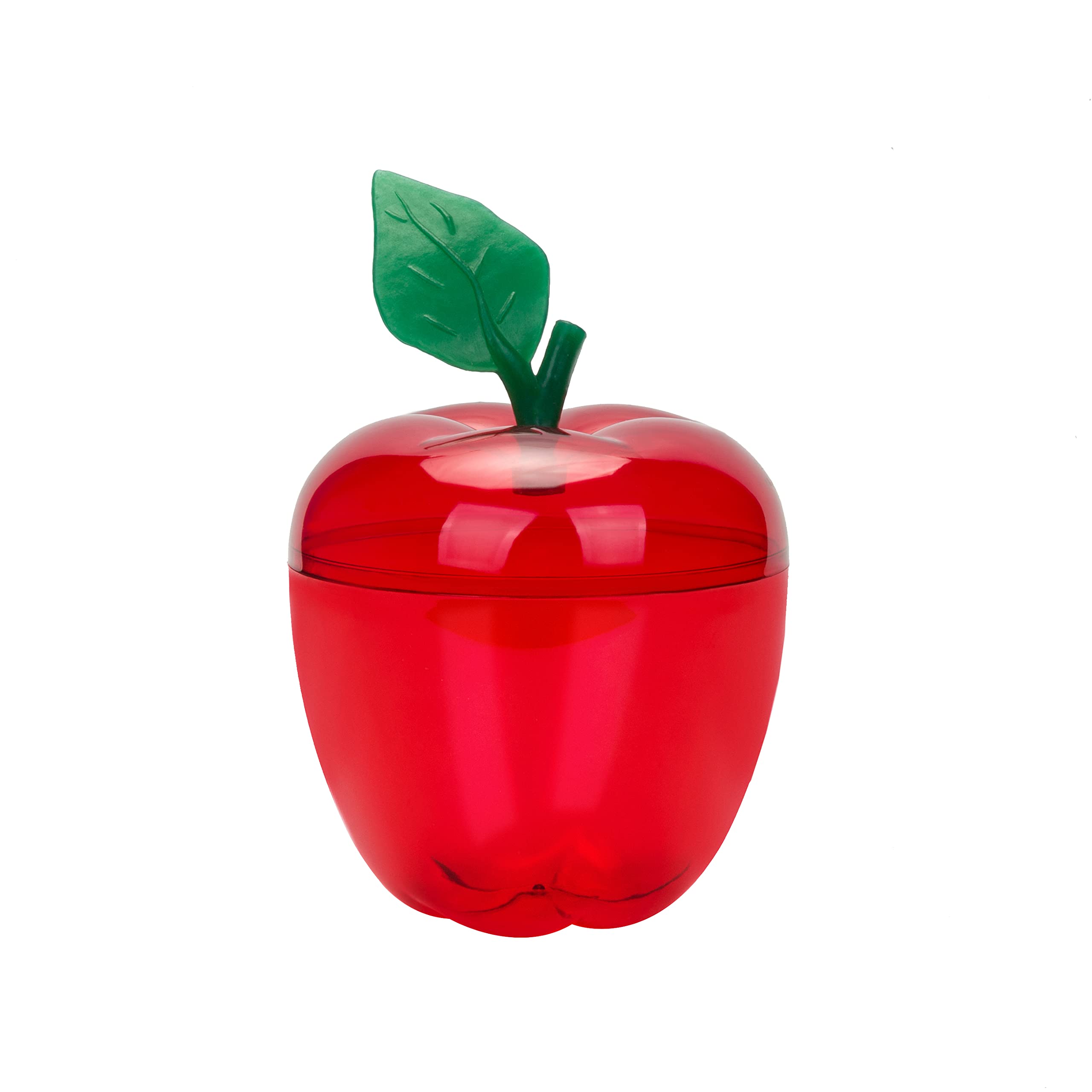 HANZE Large Red Apple Container, Apple Shaped Candy Toy Filling Containers Jar, Back To School Teacher Appreciation Gift, Wedding Party Ornaments Christmas Decorations Supplies Favors