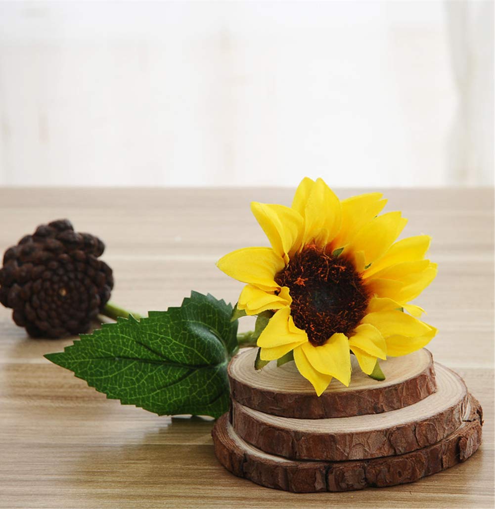 Gumolutin 6 Pcs Artificial Sunflower Bouquet for Wedding Bouquet, Home Kitchen, Ground Garden, Wedding Decoration