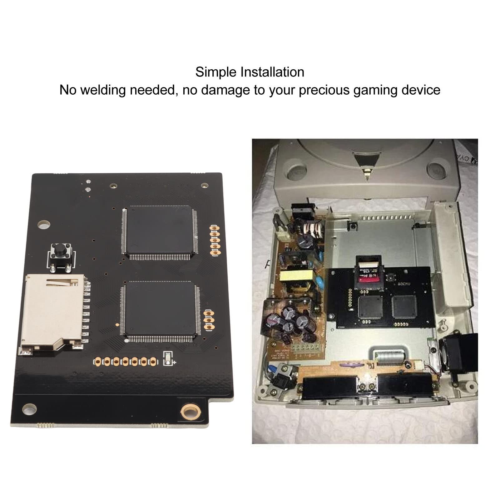 Optical Drive Simulation Board for SEGA, Built in Disk V5.15b Replacement, Optical Drive Board for SEGA Dreamcast Console