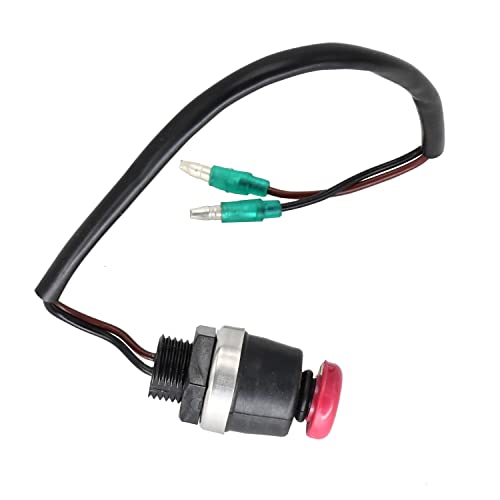 Hachiparts Boat Lanyard Kill Urgent Stop Switch Safety Lanyard Kit Compatible with Mercruiser Marine Compatible with Tohatsu Outboard Engine Motor